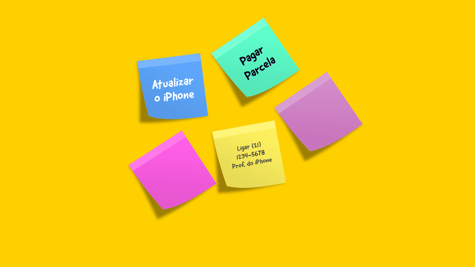 Adicione post-its no seu iPhone - Professor do iPhone